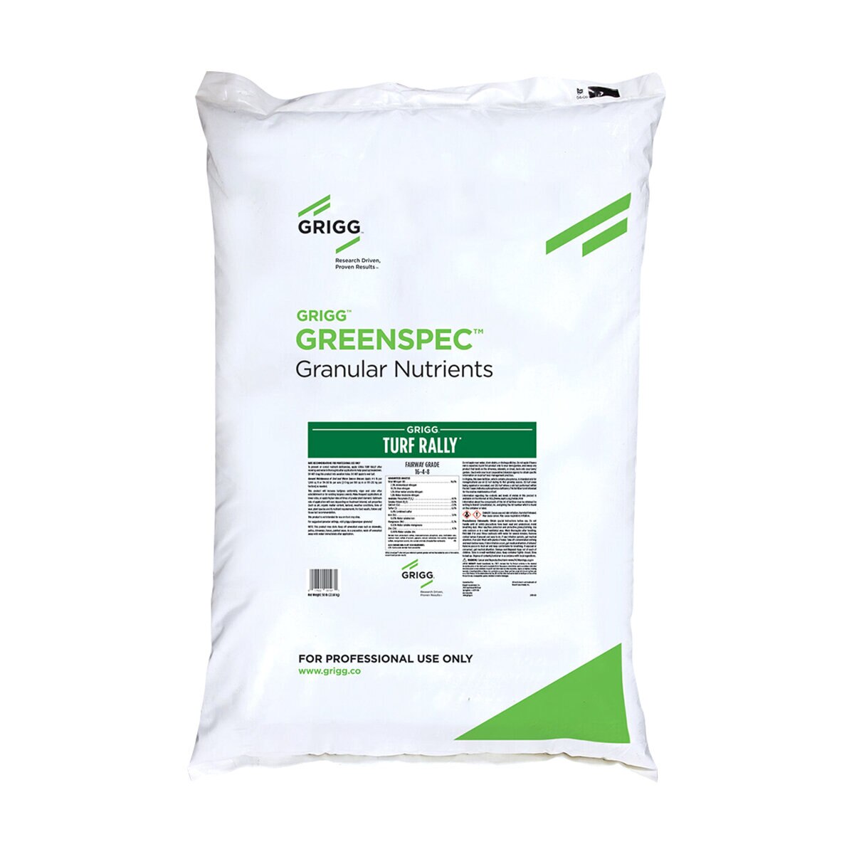 BRANDT GRIGG Turf Rally Fertilizer 16-4-8 MU AS ORG SOP 3%Fe 0.2%Mn 0.1 ...
