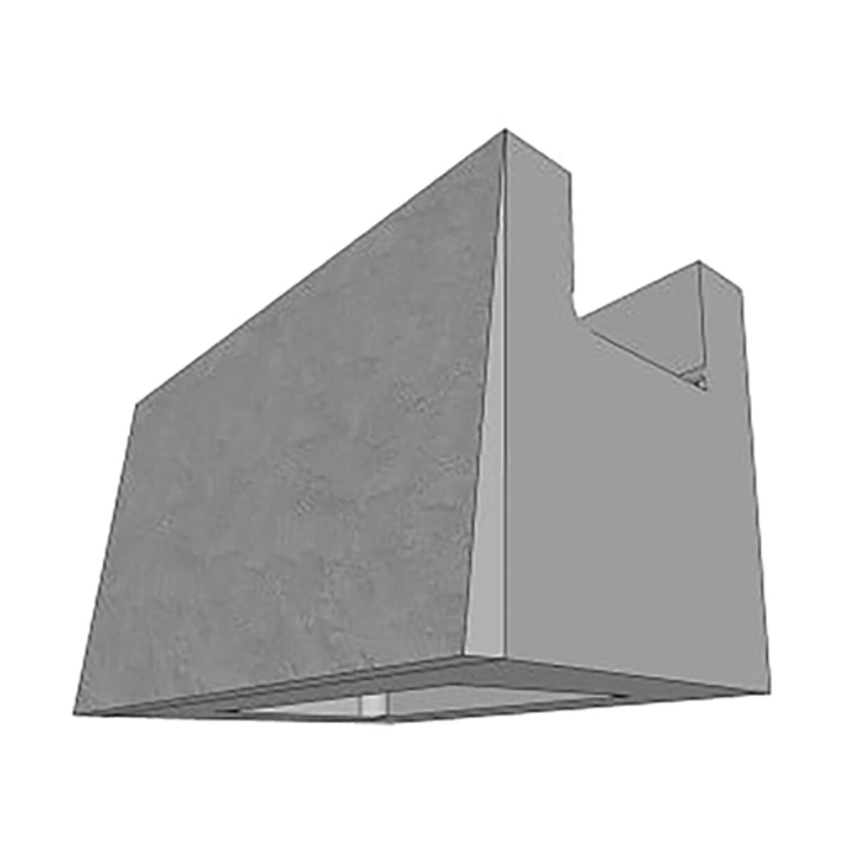 Barkman MagnumStone Ledgestone Face Base Drain 24 in. x 48 in. x 24 in ...