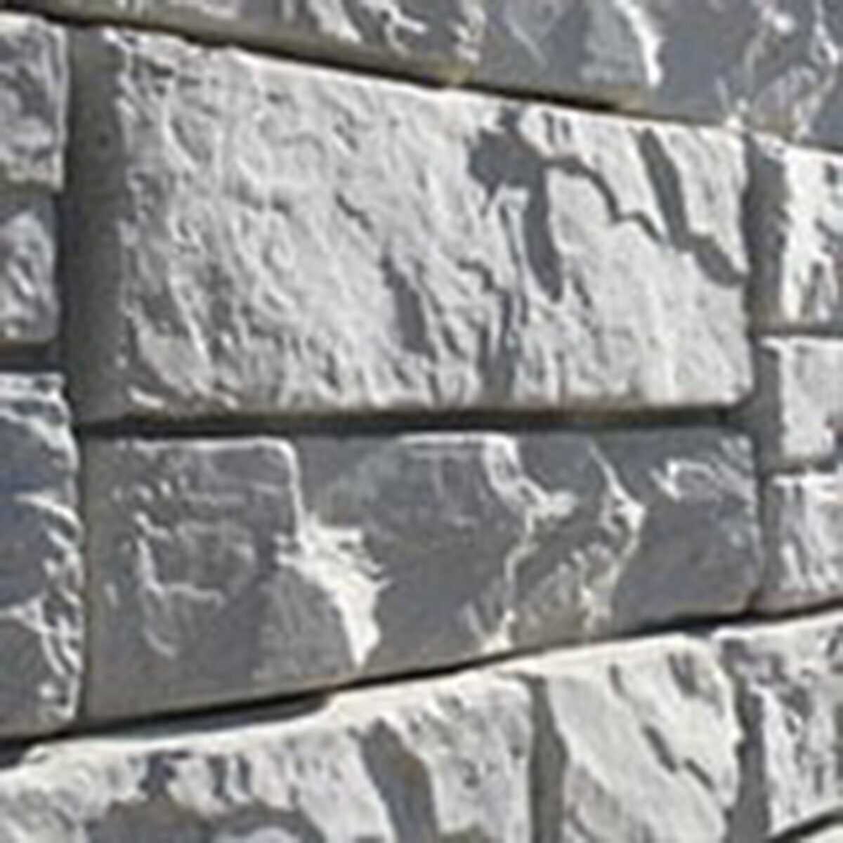 Barkman MagnumStone Wall Ledgestone Face Half Width Base Unit 24 in. x ...
