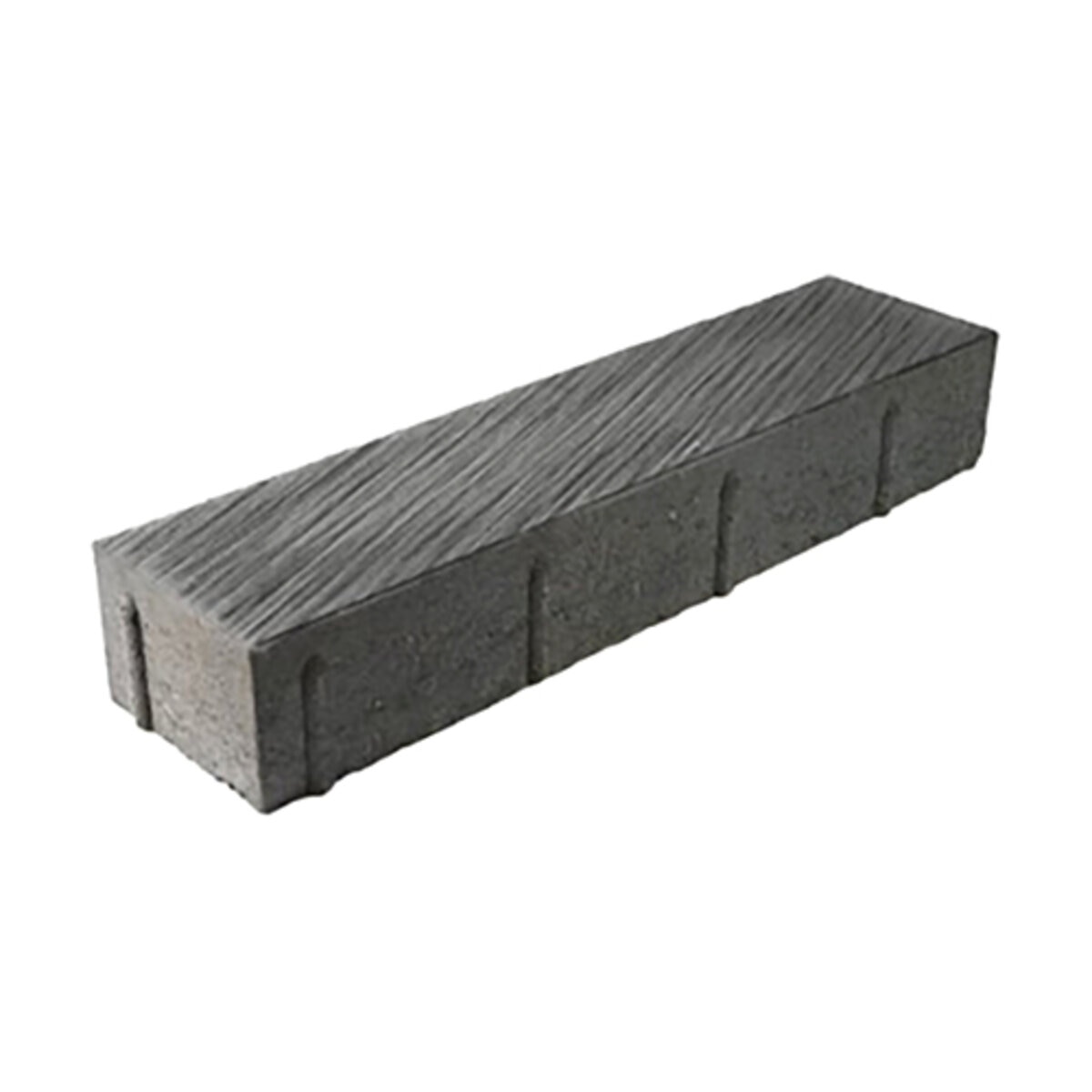 Barkman Broadway Contour 100 Paver Charcoal 24 in. X 6 in. (72 pc ...