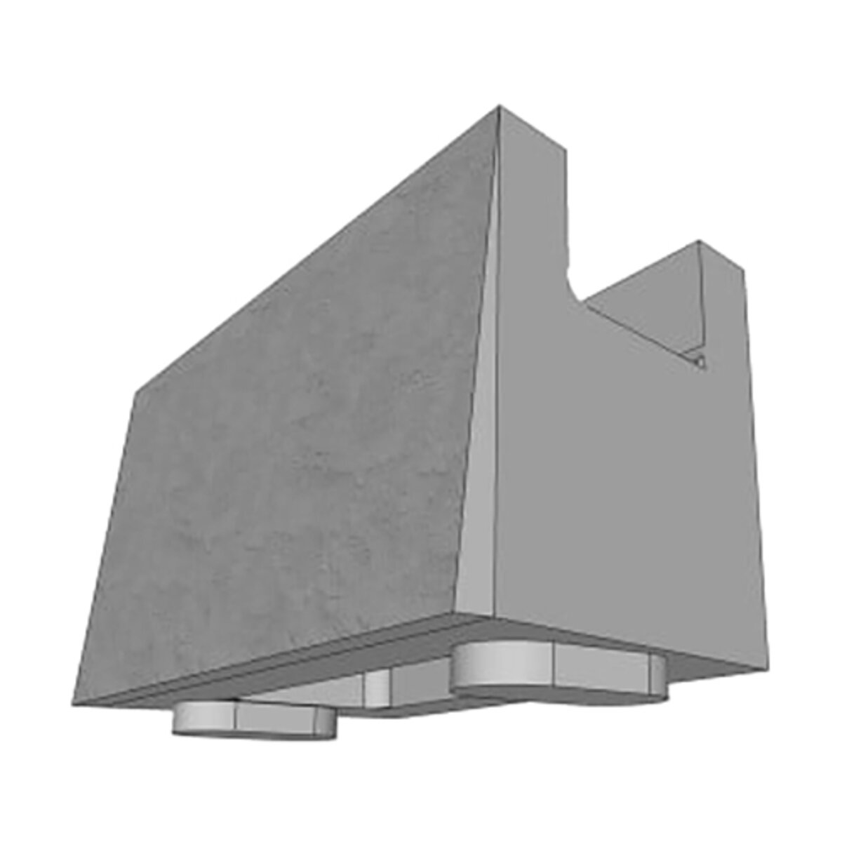 Barkman MagnumStone Wall Ledgestone Face Standard Unit 24 in. x 48 in ...