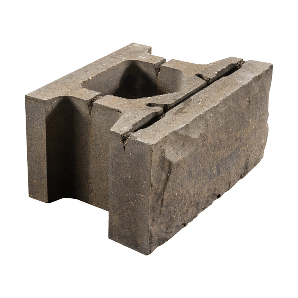 Barkman Keystone Compac III Hewnstone Wall Block Standard 8 in. x 18 in ...