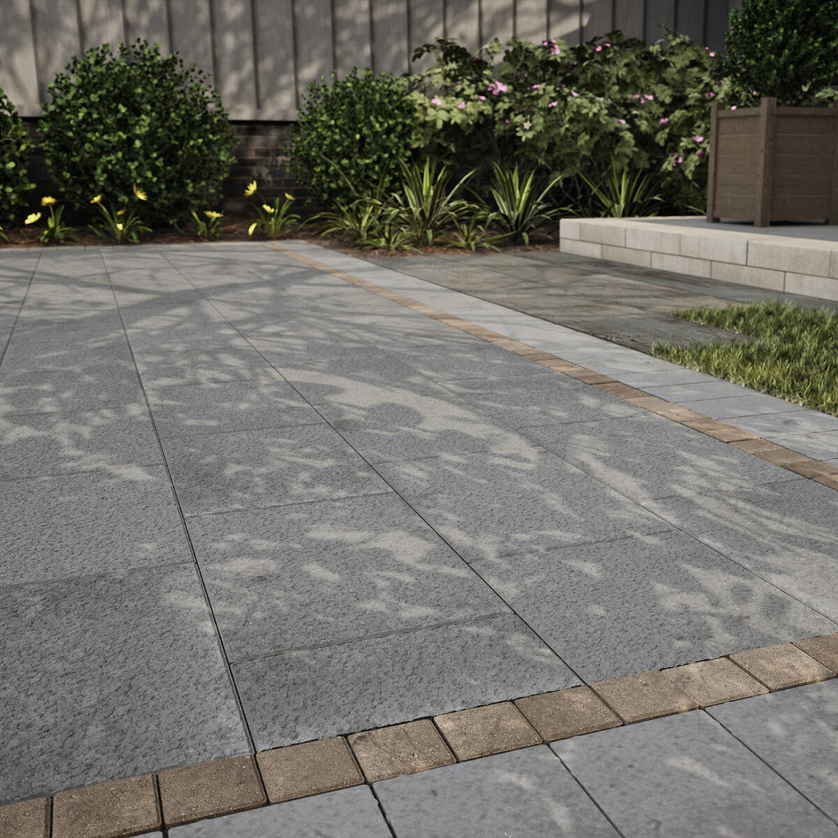 Belgard Basalt 18 3 pc. Paver Scandina Gray (112.50 sq. ft./pallet ...