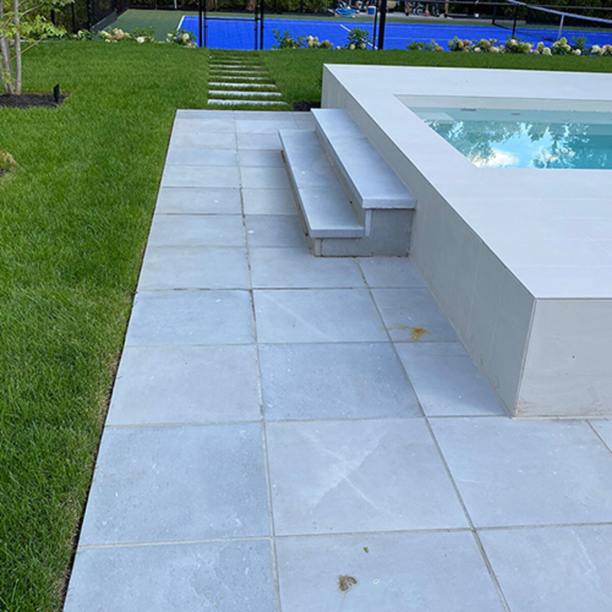 Slab Casper Limestone Sandblasted Finish Rockface 4 Sides 2 in. x 24 in ...