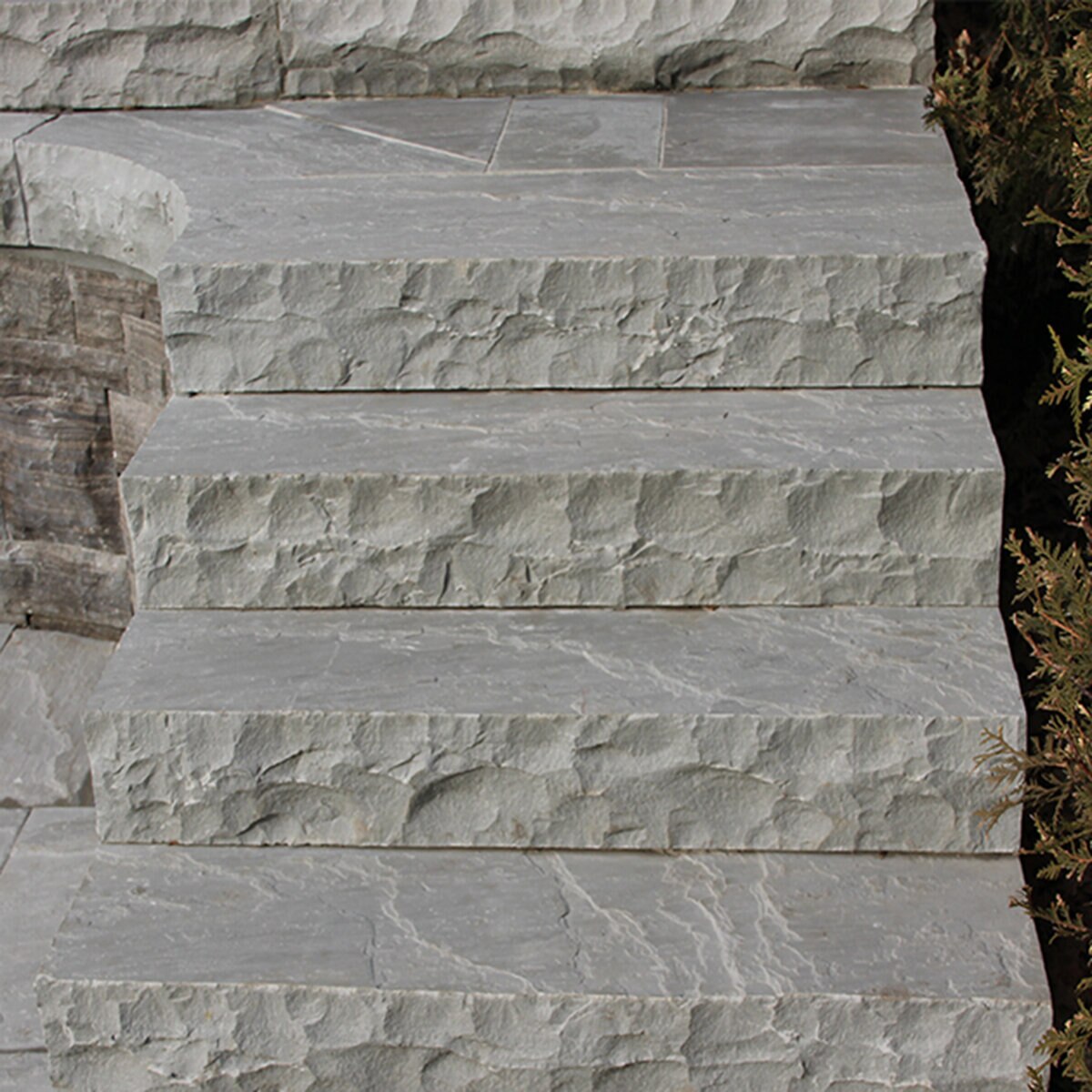 Cap Dove Grey Sandstone Rockface 4 Sides 3 in. x 24 in. x 24 in ...
