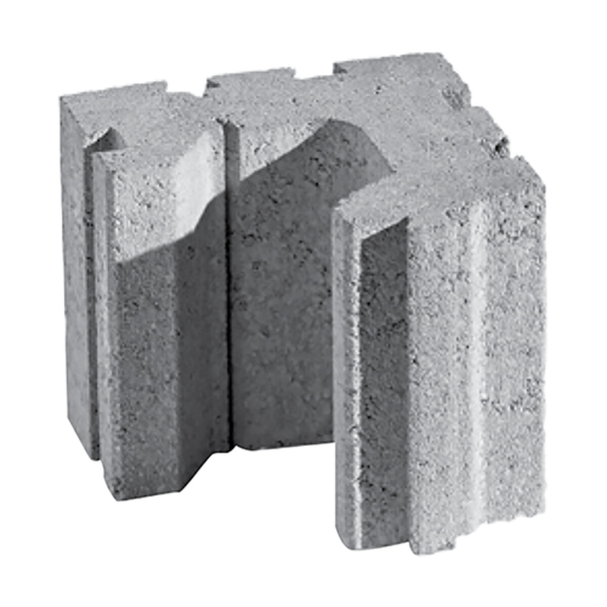 Permacon Tandem Next Wall System 180 mm Structural Unit 7-7/8 in. x 7-7 ...