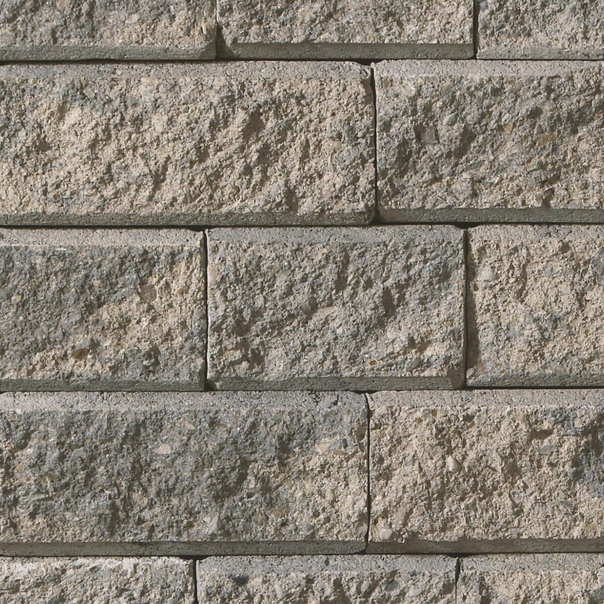 Permacon Wedgestone Wall Standard Unit Granite Blend 150 EA /PALLET 3 ...
