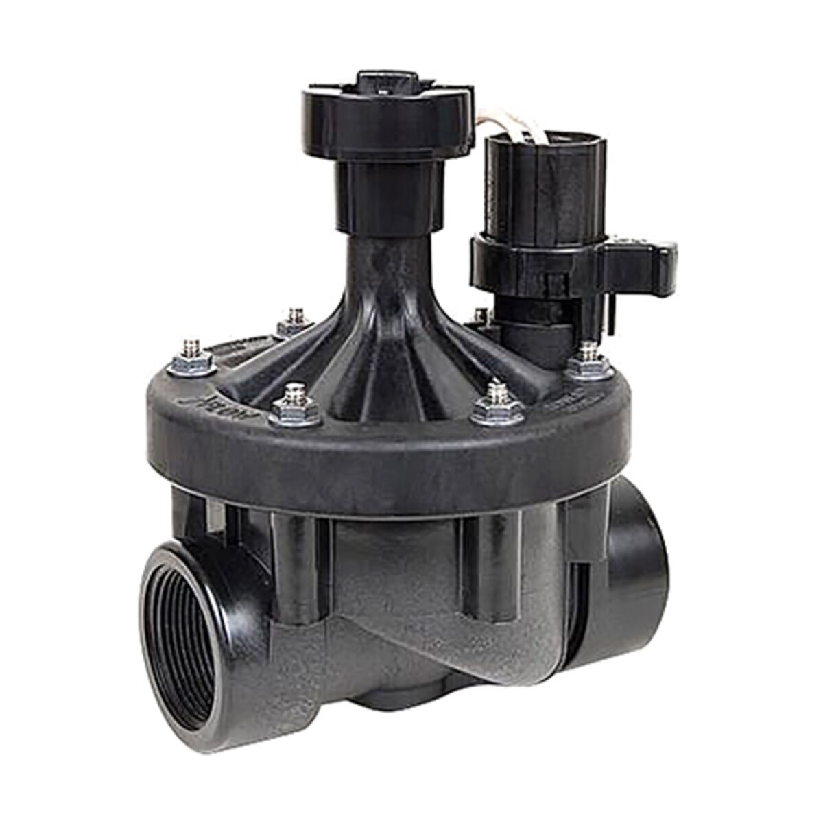 Rain Bird PEB Industrial Valve Plastic w/ IVM Solenoid w/ Flow Control ...