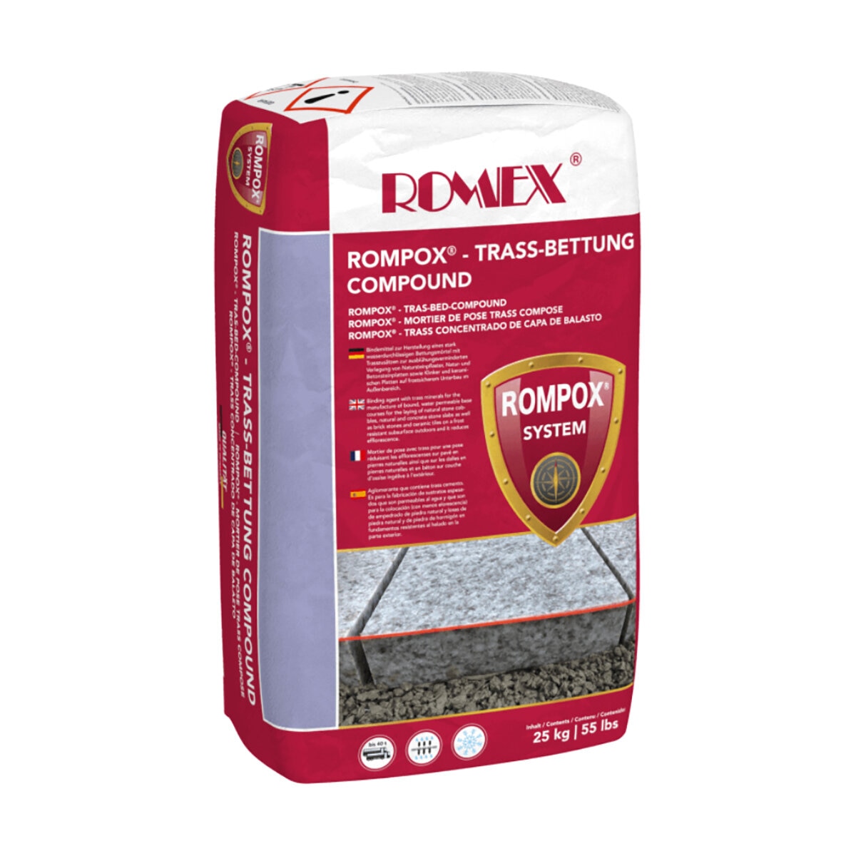 Romex Trass Bed Compound 25 kg | SiteOne CA
