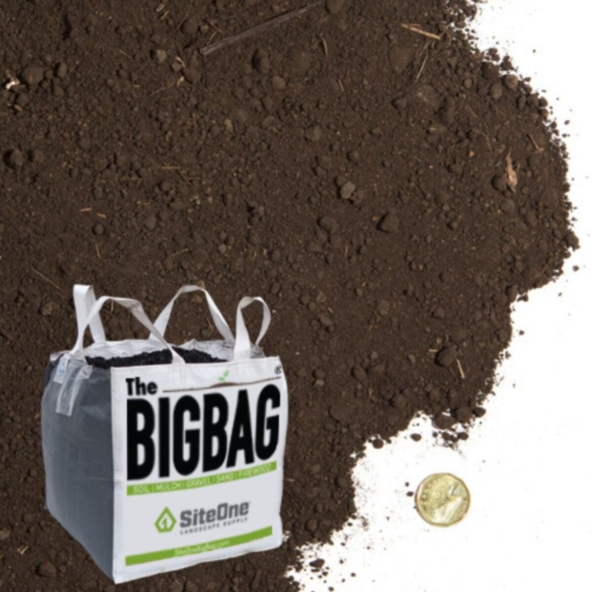 Screen Loam and Top Soil Mix BigBag | SiteOne CA
