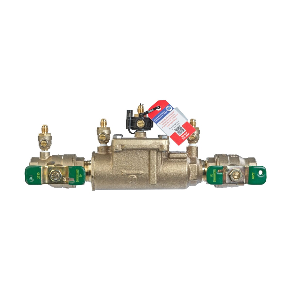 Watts 007M1 Double Check Assembly w/ Ball Valves 1 in. Bronze w/ Freeze ...