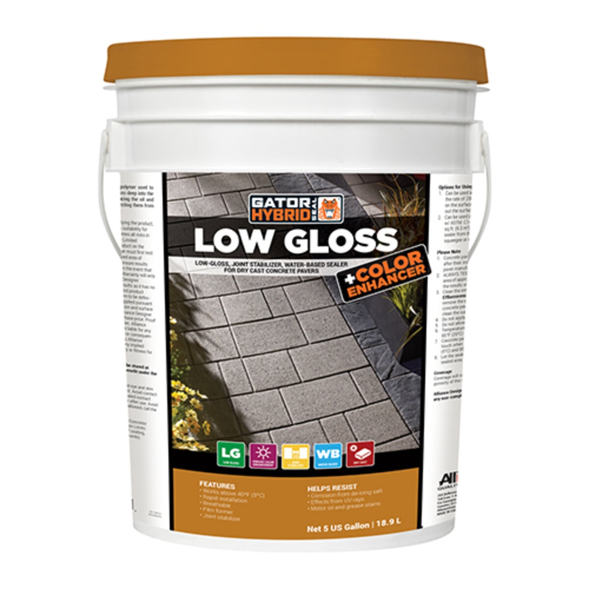 Alliance Gator Hybrid Seal Low Gloss Sealer Plus Enhancer 5 gal ...