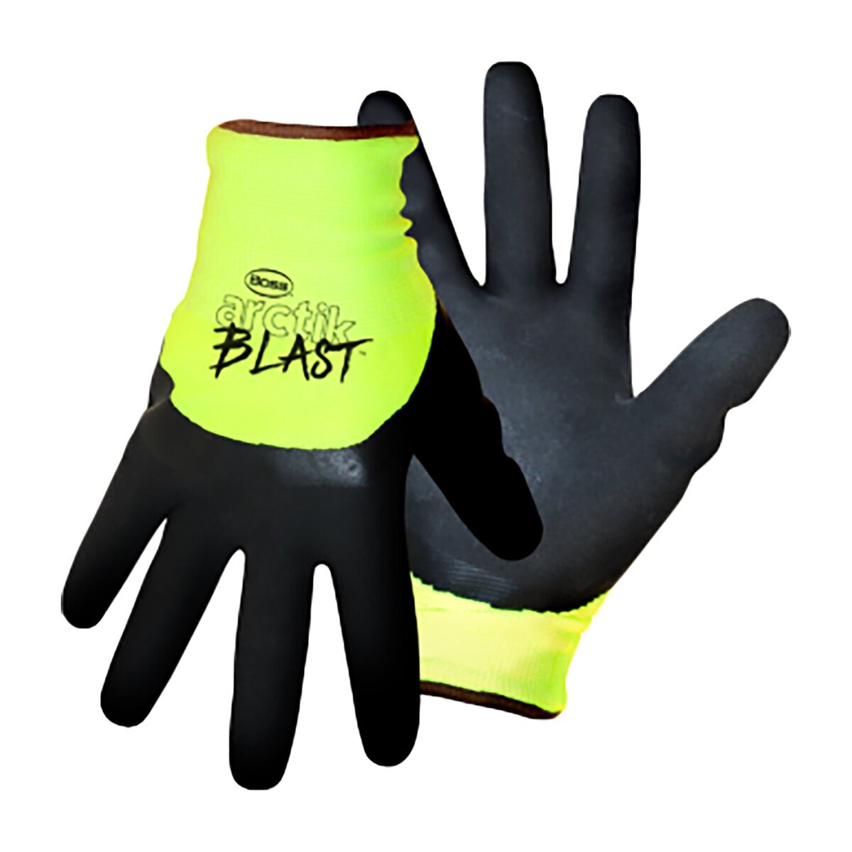 Boss Arctik Hi-Vis Textured Latex Glove - Med | SiteOne CA
