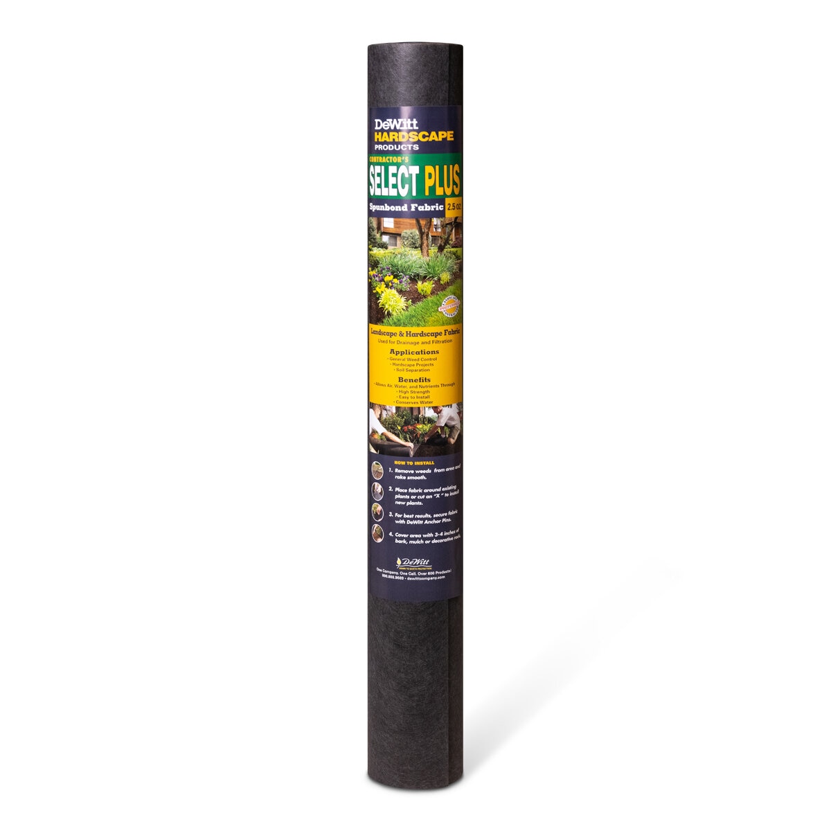 DeWitt Contractors Select 1.9 oz. Spunbond Black 3 ft. x 100 ft | SiteOne CA