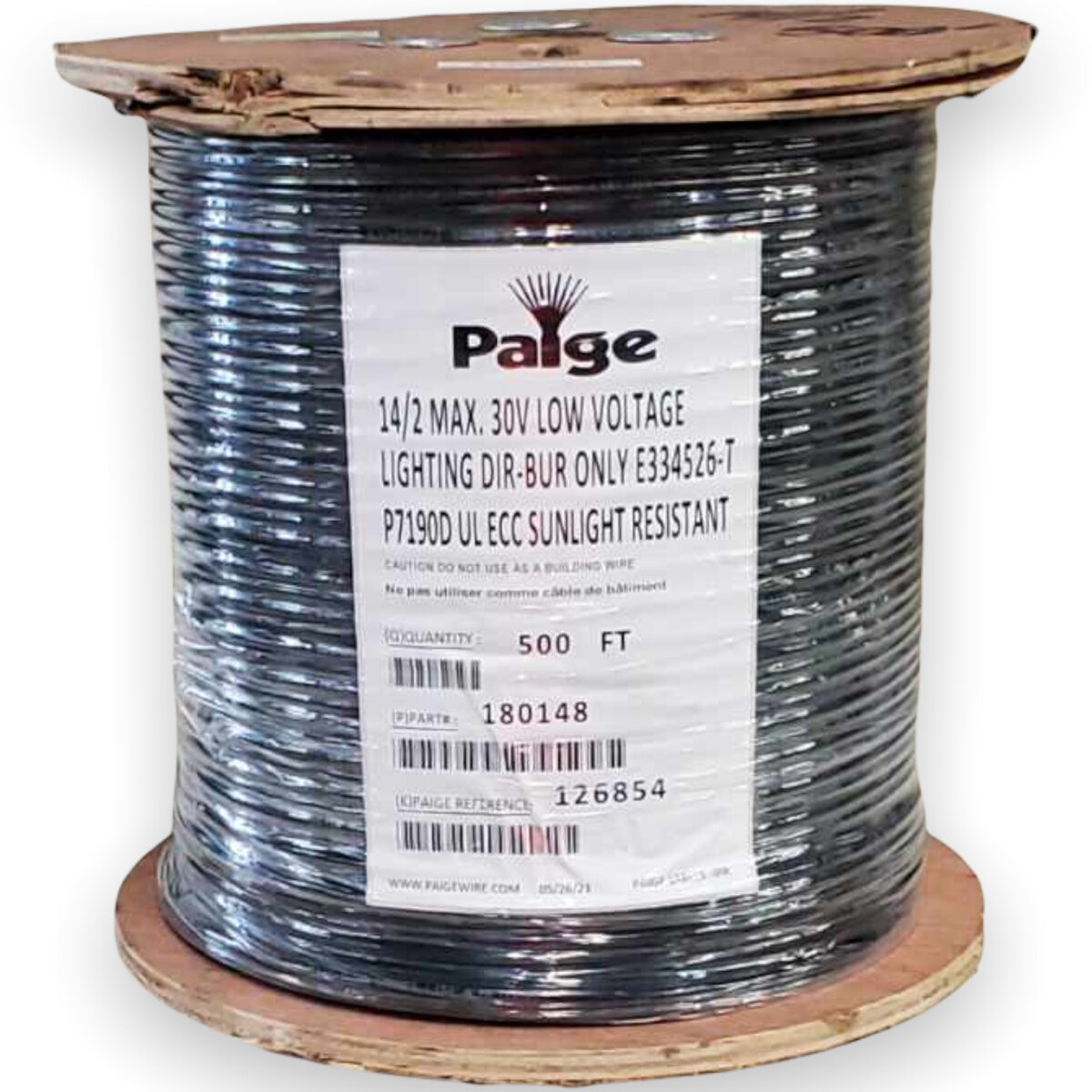 Low Voltage Wire 10 Gauge 2 Conductor 500 ft. Black | SiteOne CA