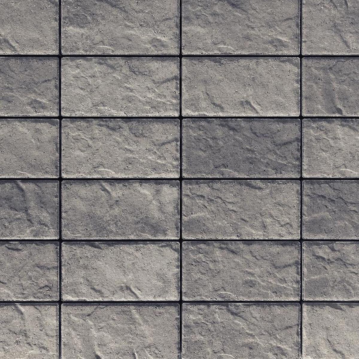 Techo-Bloc Blu 80 Paver Slate Shale Grey 80 mm 6 in. x 13 in. (84.4 sq ...