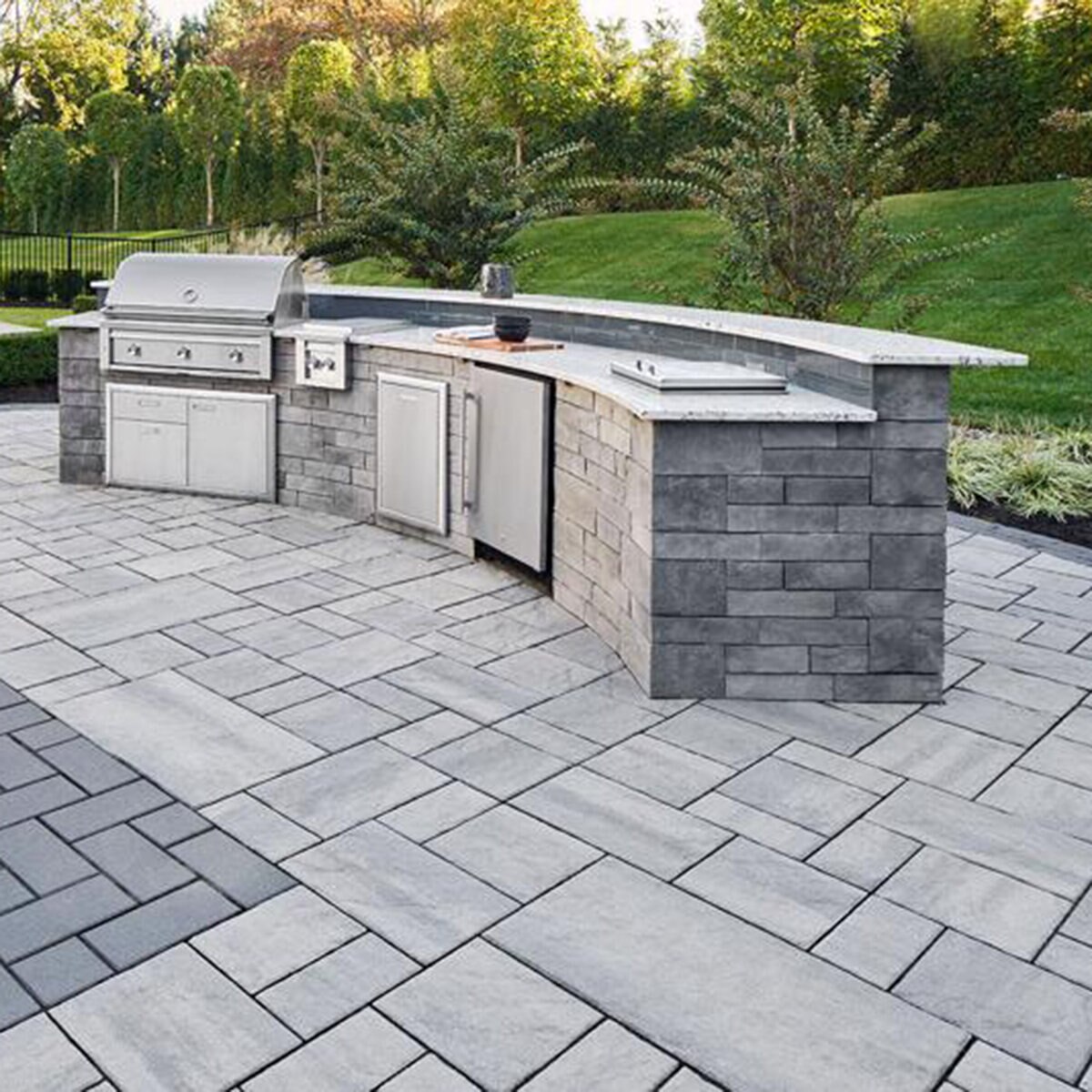 Techo-Bloc Brandon Corner/Pillar Onyx Black 90 mm (40 pc./pallet ...